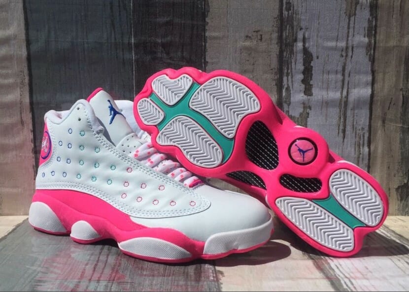 Air Jordan 13 White Peach Red - Best Choice Shoe